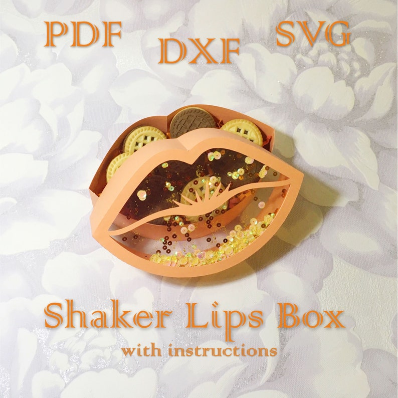 Shaker Lips Box Gift Treat Box Birthday Party Decoration - Etsy