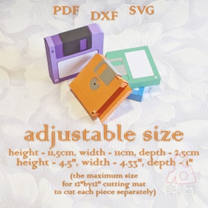 Floppy Disk Gift Box, Shadow Box, 90s Style Party Decor, Retro Treat ...