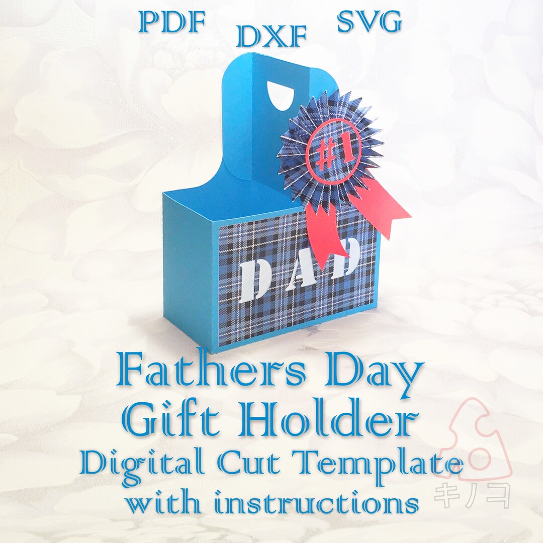 Fathers Day Gift Holder, Birthday, 3D, Baby Shower Favor, Treat Box ...