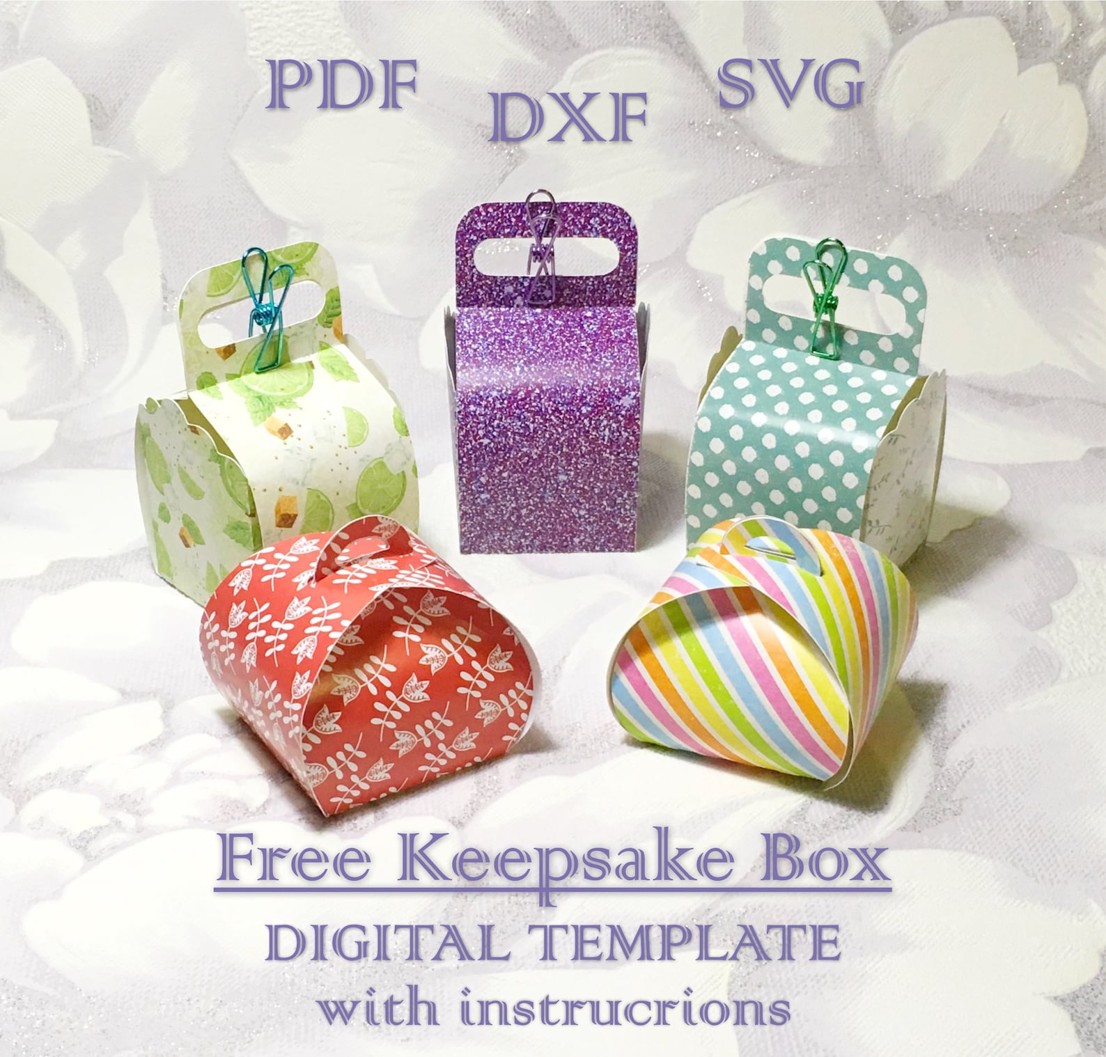 No Glue Gift Box No Glue Simple Box No Glue Box Gift Box - Etsy