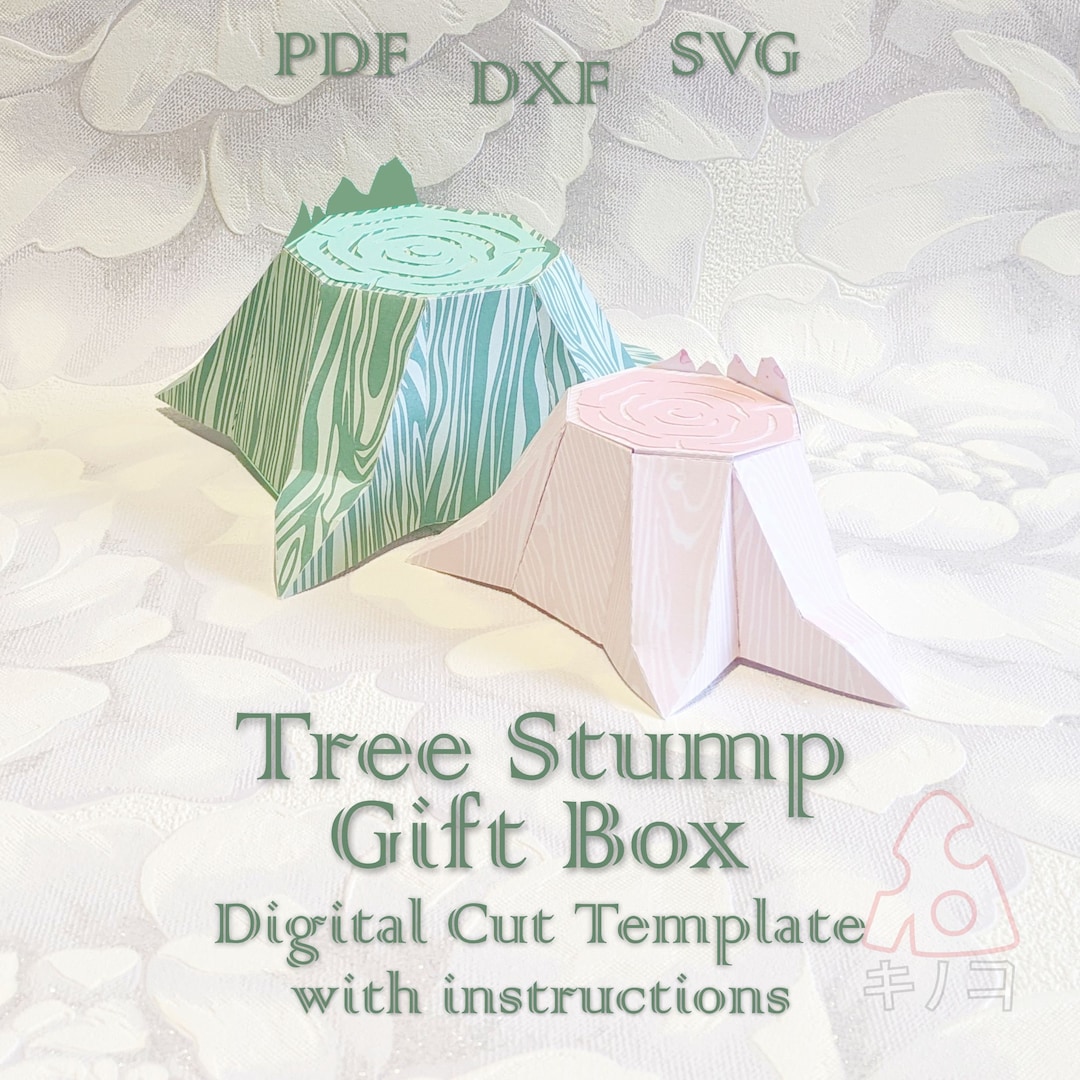 Tree Stump Gift Box, Tree Trunk Favor Box, Kid's Party Box, Home Decor ...