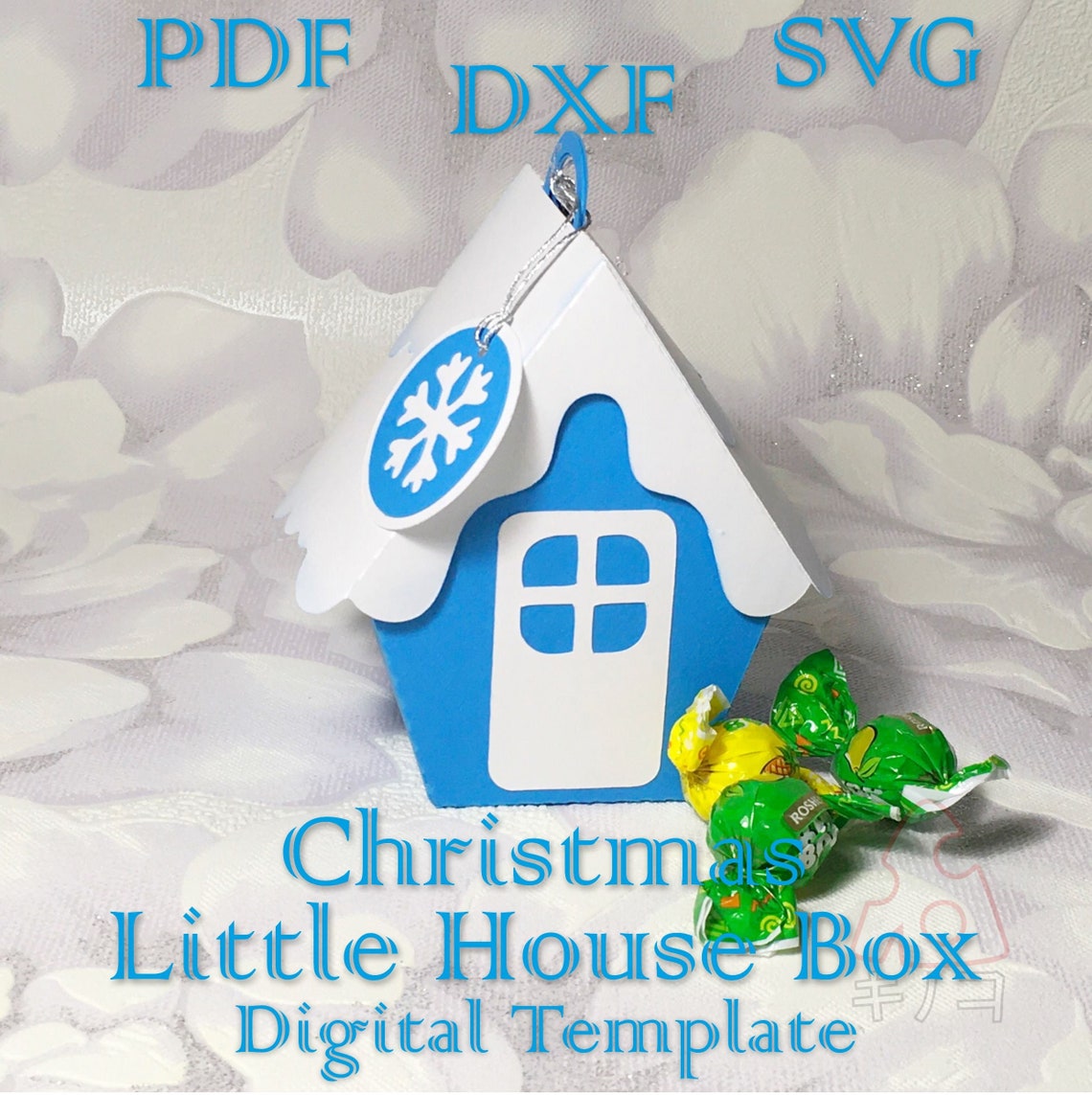 Christmas Little House Box Gift Party Decoration New Year - Etsy