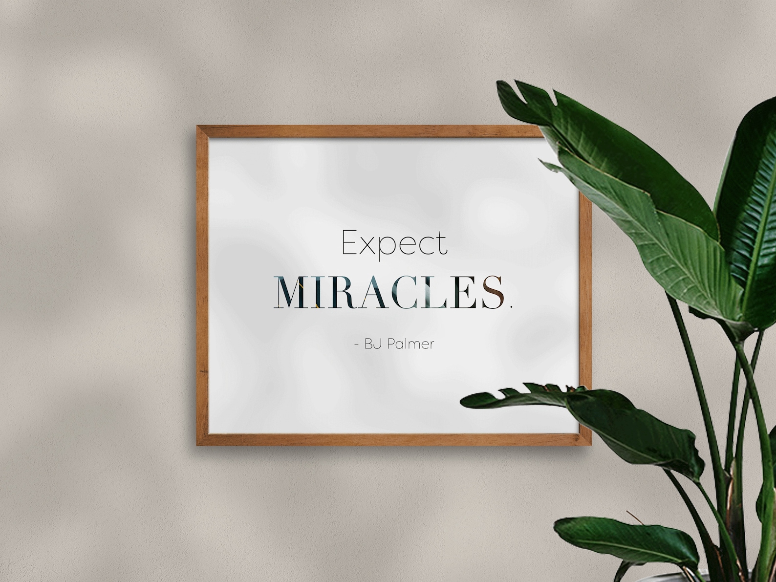 Expect MIRACLES | Chiropractic Poster Quote | Digital Print | Instant ...