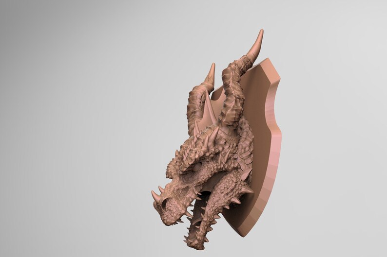 Dragon Head Wall Mount - Etsy