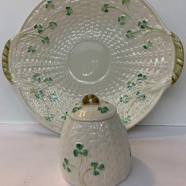 Belleek Shamrock - Etsy