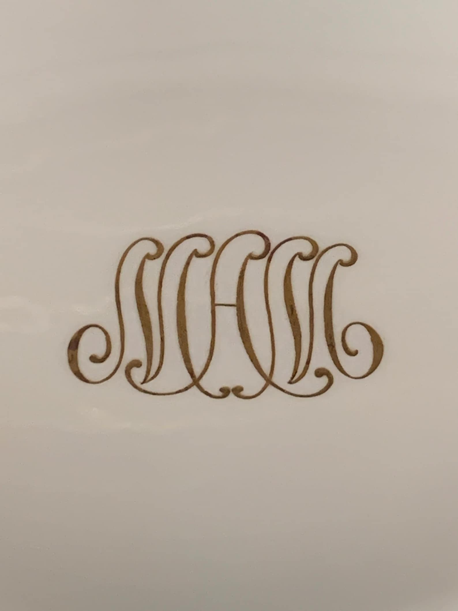 Reserved for Ralphie. Set of 10 Vintage Haviland Limoges Monogrammed ...