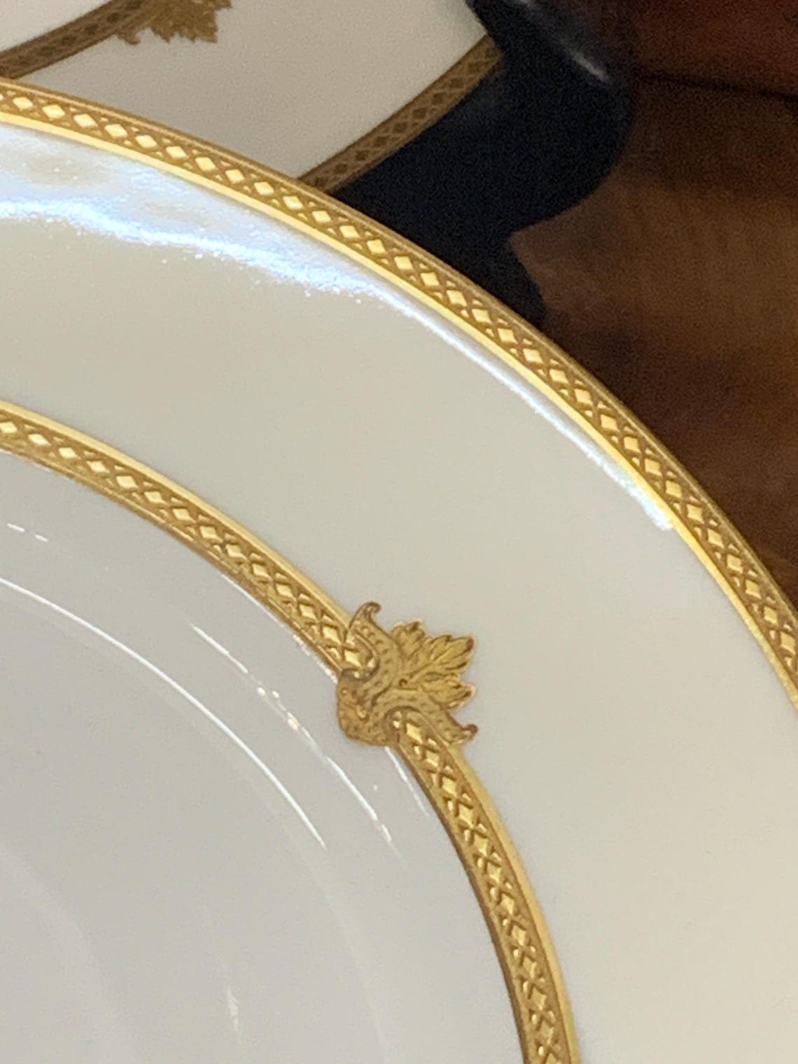 Reserved for Ralphie. Set of 10 Vintage Haviland Limoges Monogrammed ...