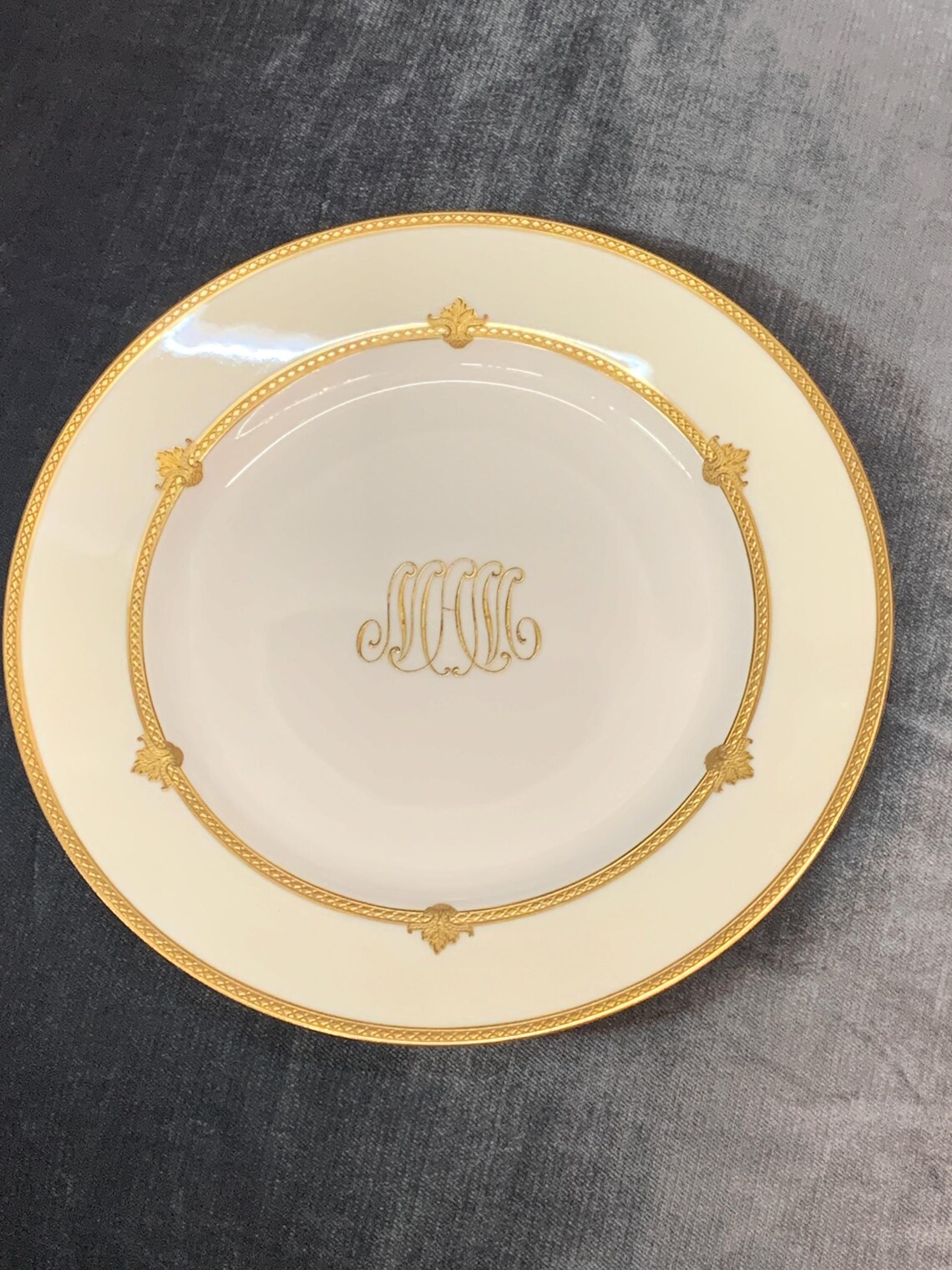 Reserved for Ralphie. Set of 10 Vintage Haviland Limoges Monogrammed ...