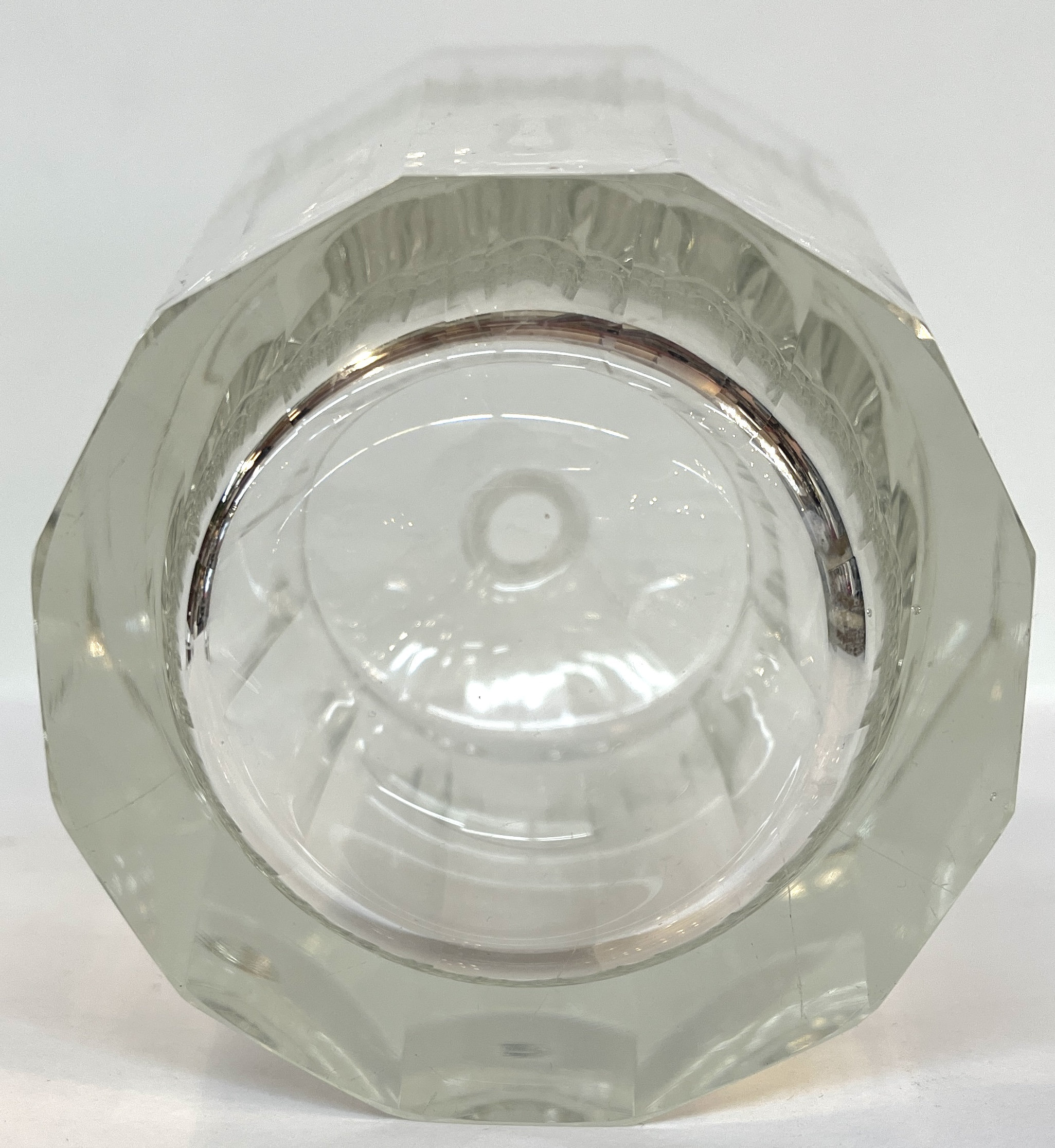 Vintage Multi-fluted Hand Blown Crystal Decanter With Ground - Etsy