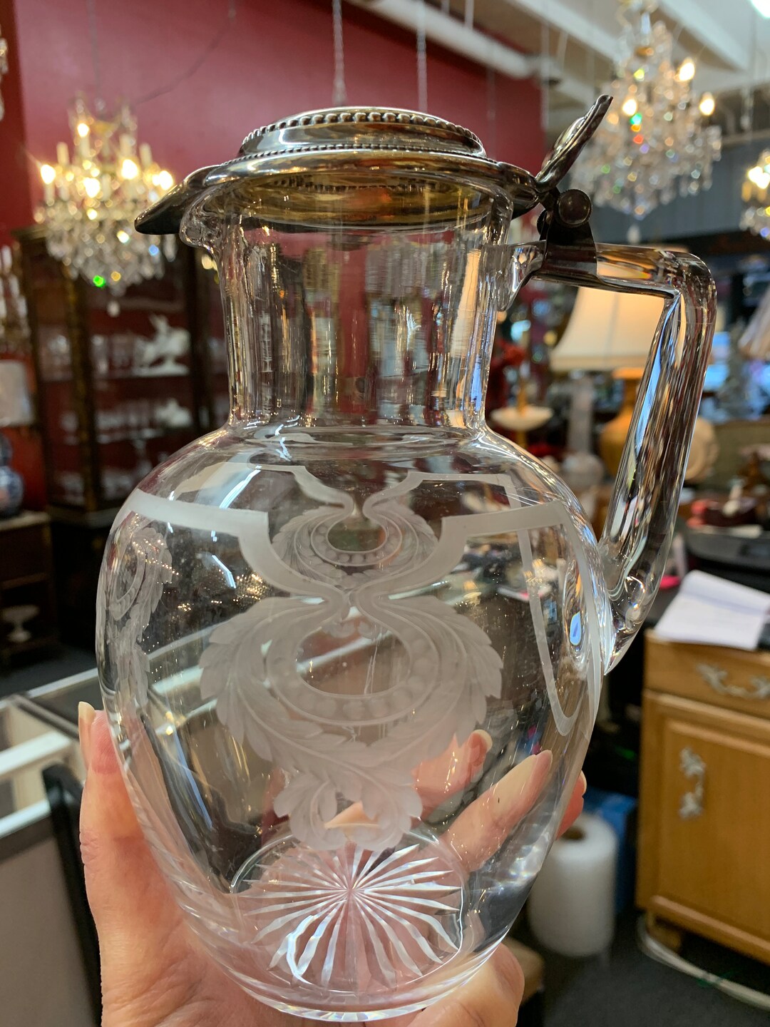 Antique French Wine Carafe/pichet by Risler & Vachette of - Etsy