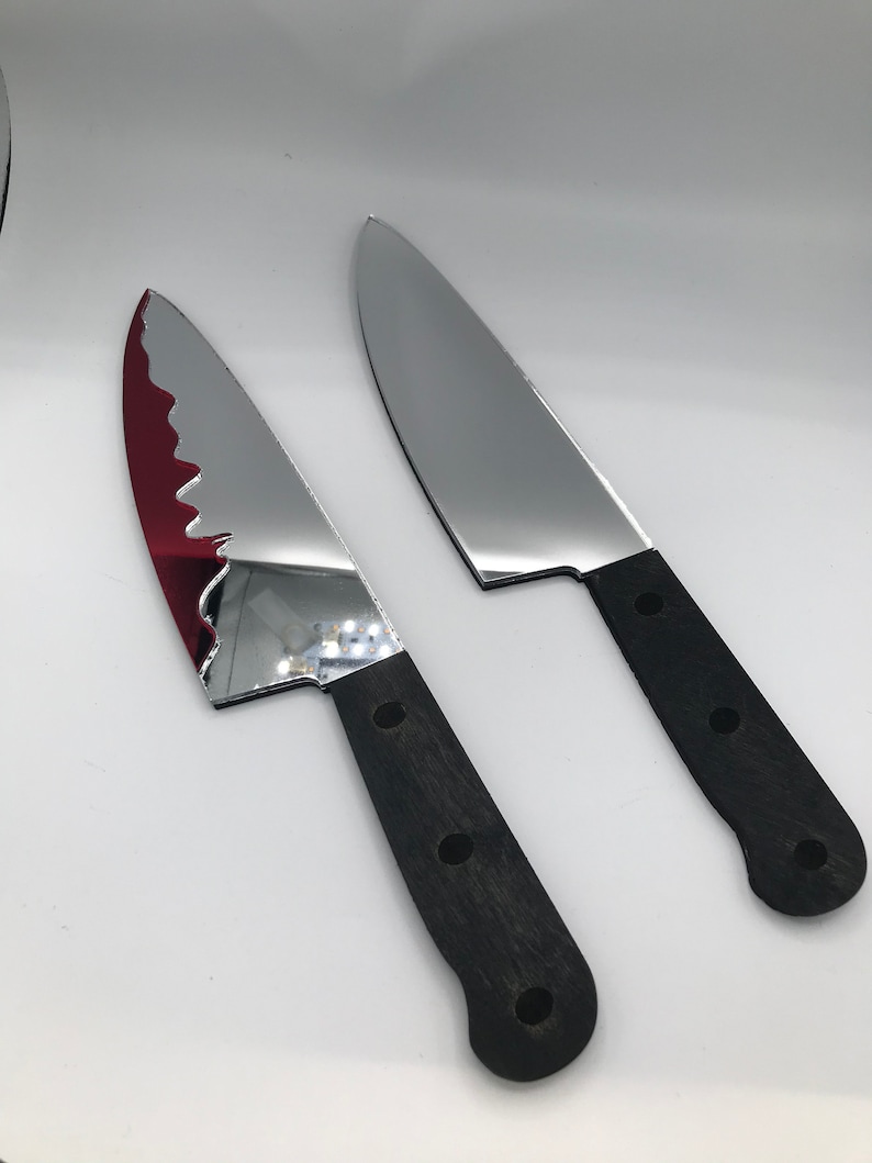 Knife Mirror, Halloween Décor, Wall Mirror, Halloween Mirror - Etsy