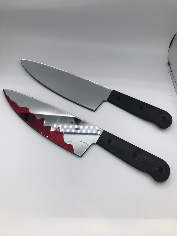 Knife Mirror Halloween Décor Wall Mirror Halloween Mirror - Etsy