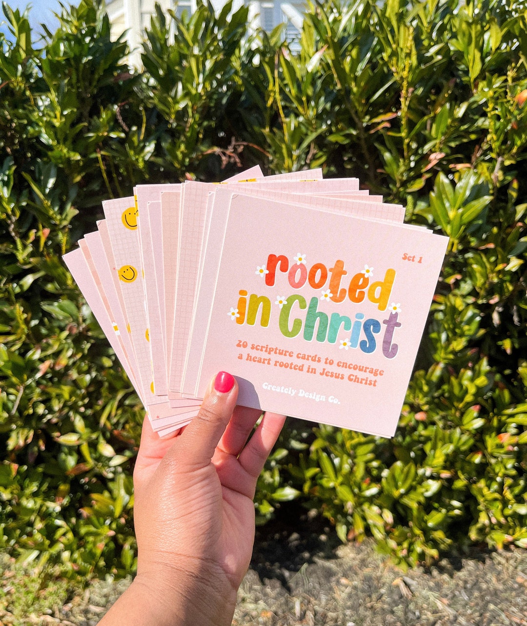 Rooted in Christ Scripture Cards / Set of 20 Scripture Cards - Etsy