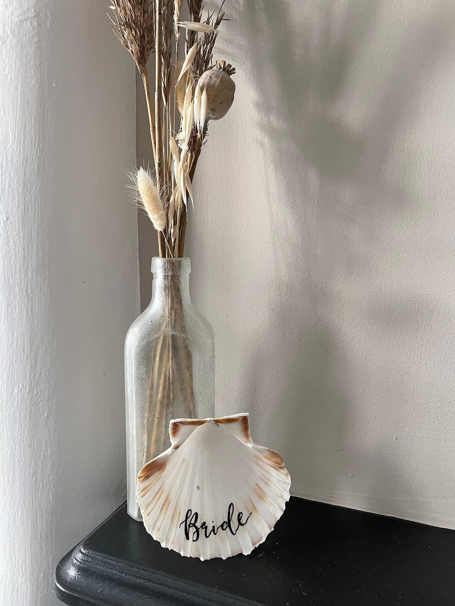 Handwritten Scallop Shell Place Names | Etsy