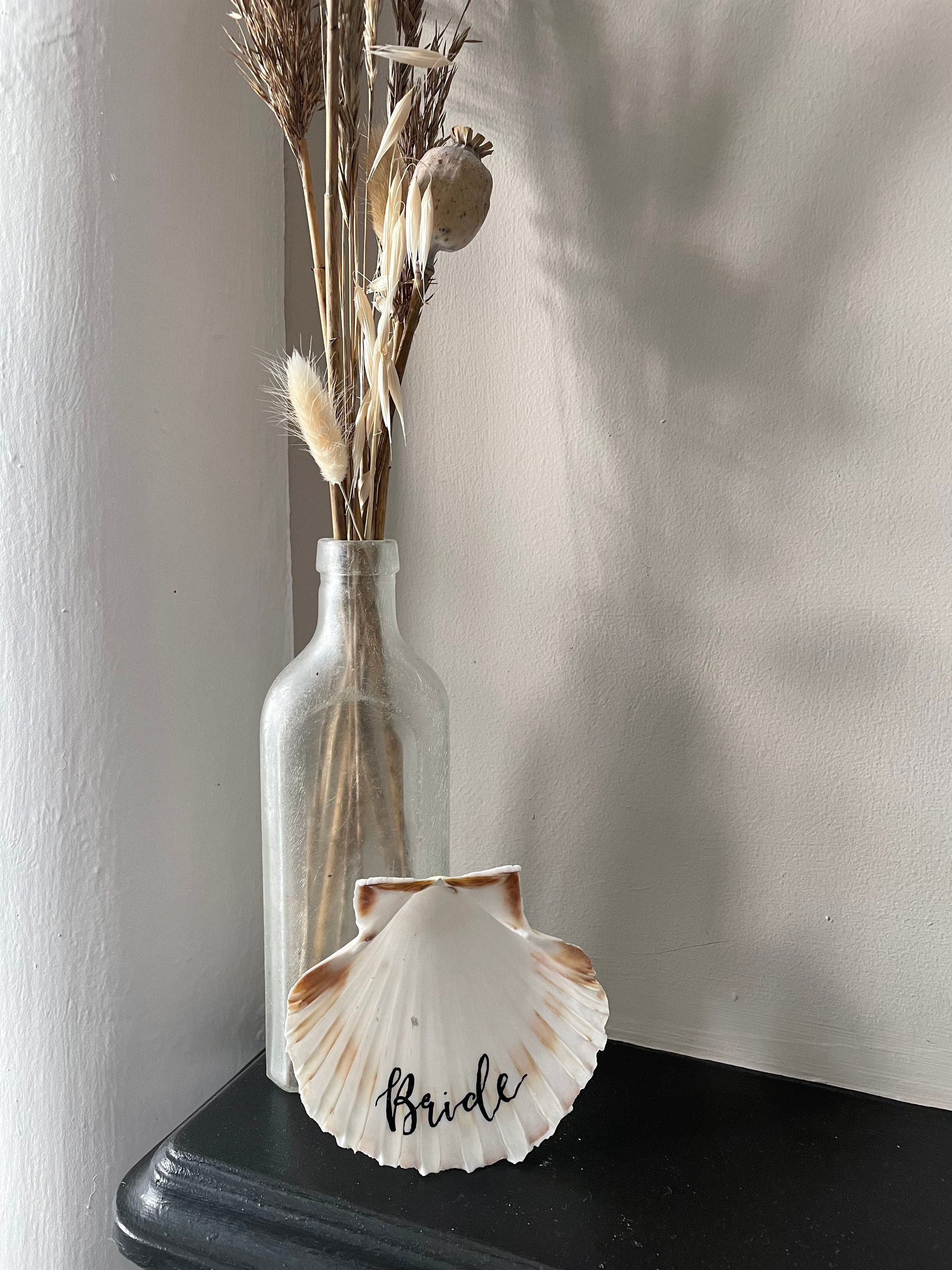 Handwritten Scallop Shell Place Names | Etsy