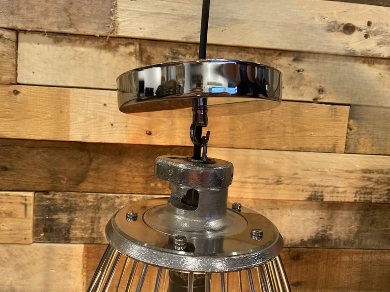 Industrial Bakery Whisk Single Ceiling Dangle Pendant Light With ...