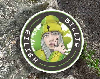 Billie Eilish Vinyl Stickers - Etsy