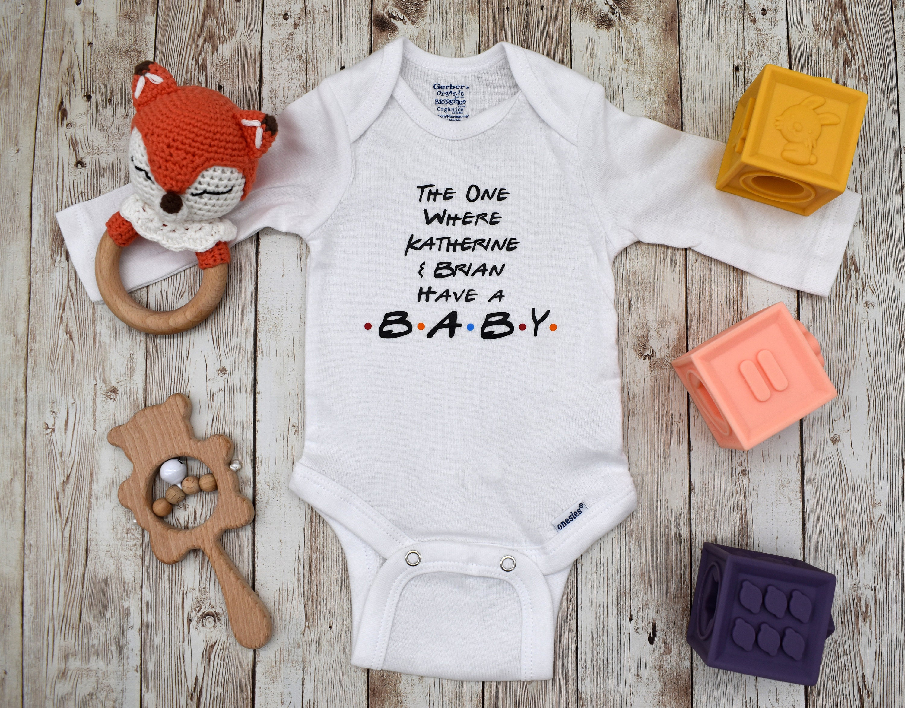 Custom 'friends' Baby Bodysuit, Personalized TV Show Onesie® - Etsy