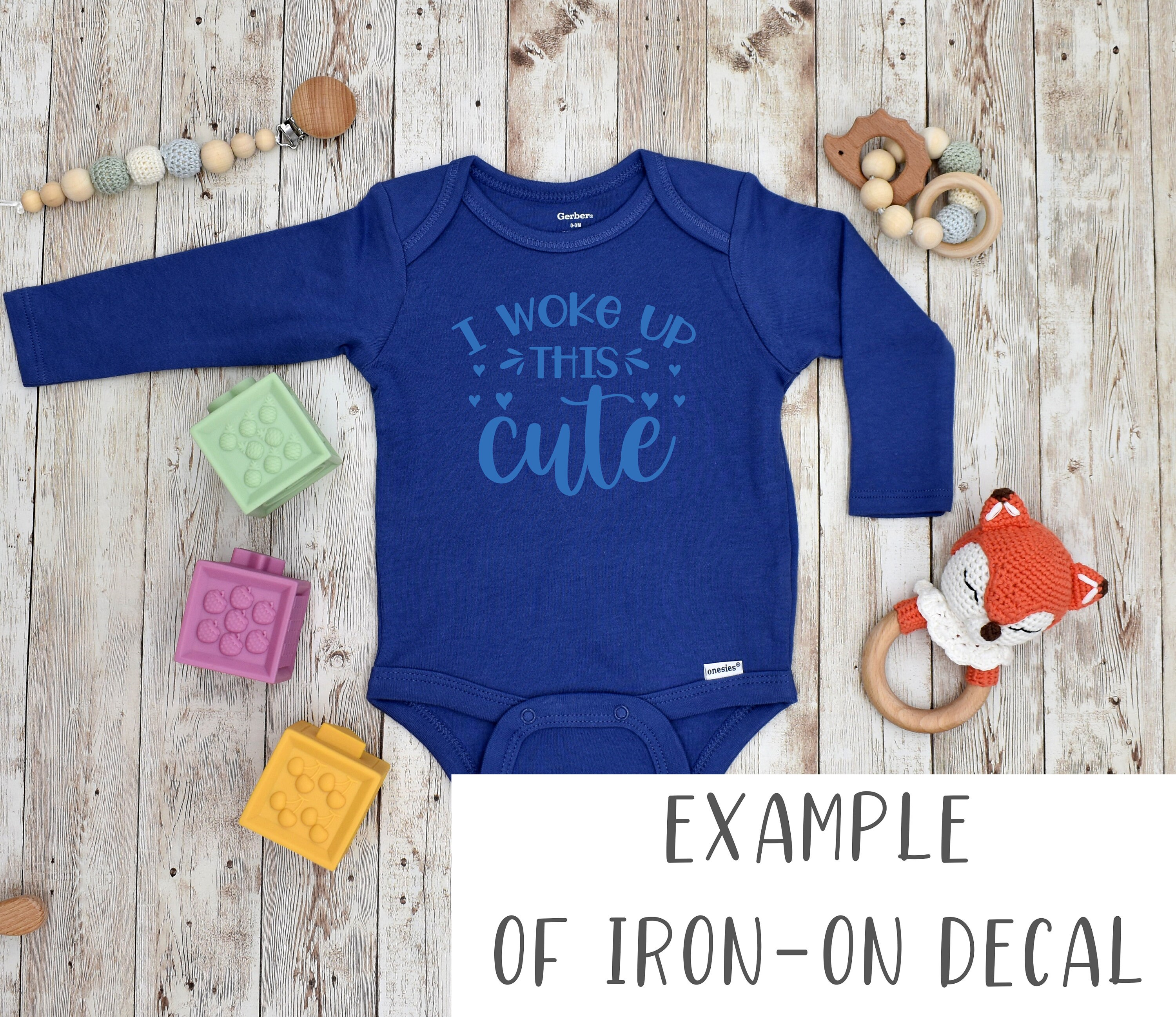 Heat Transfer Decal Iron on Decal HTV Decal Apparel | Etsy