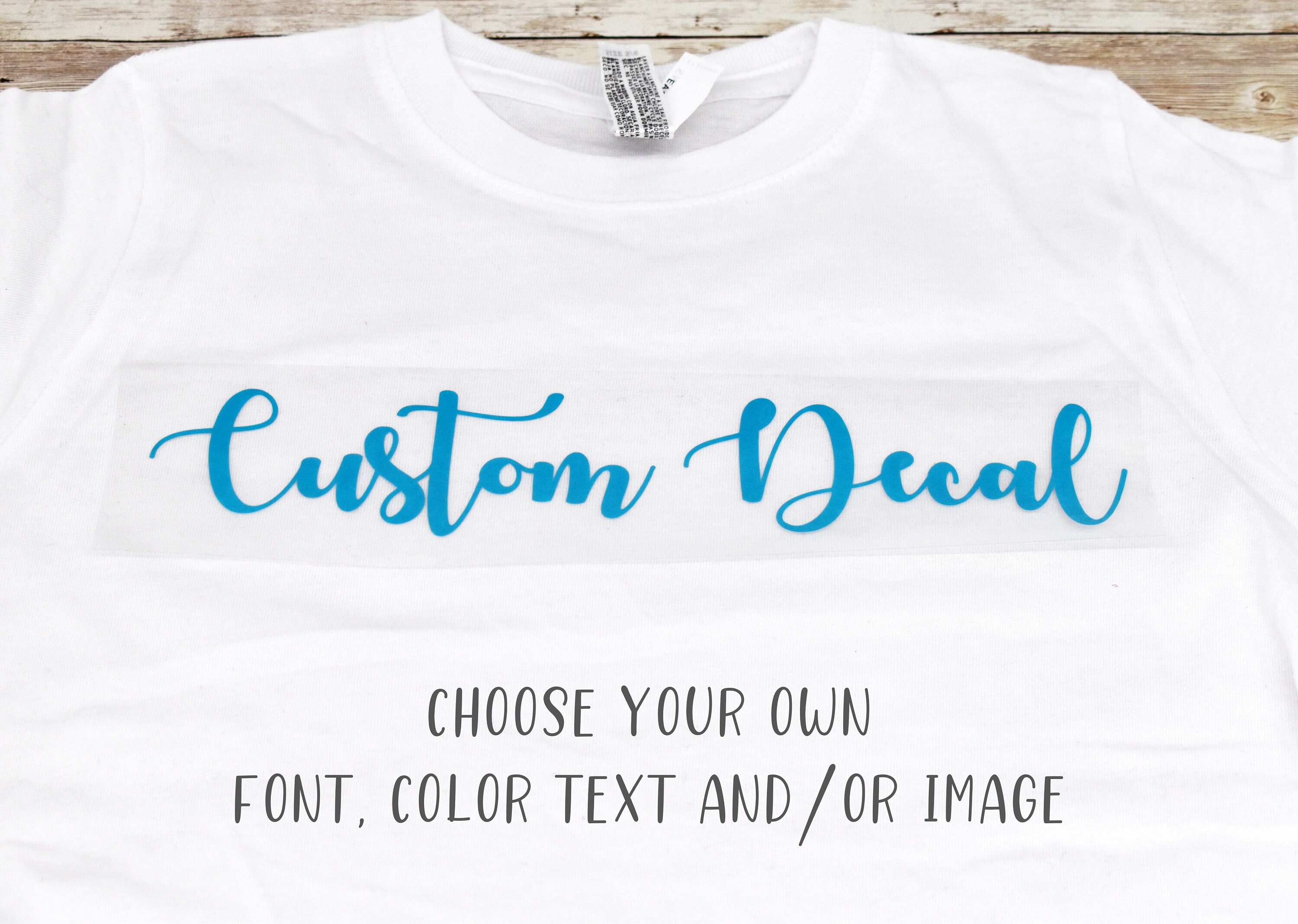 Heat Transfer Decal Iron on Decal HTV Decal Apparel - Etsy