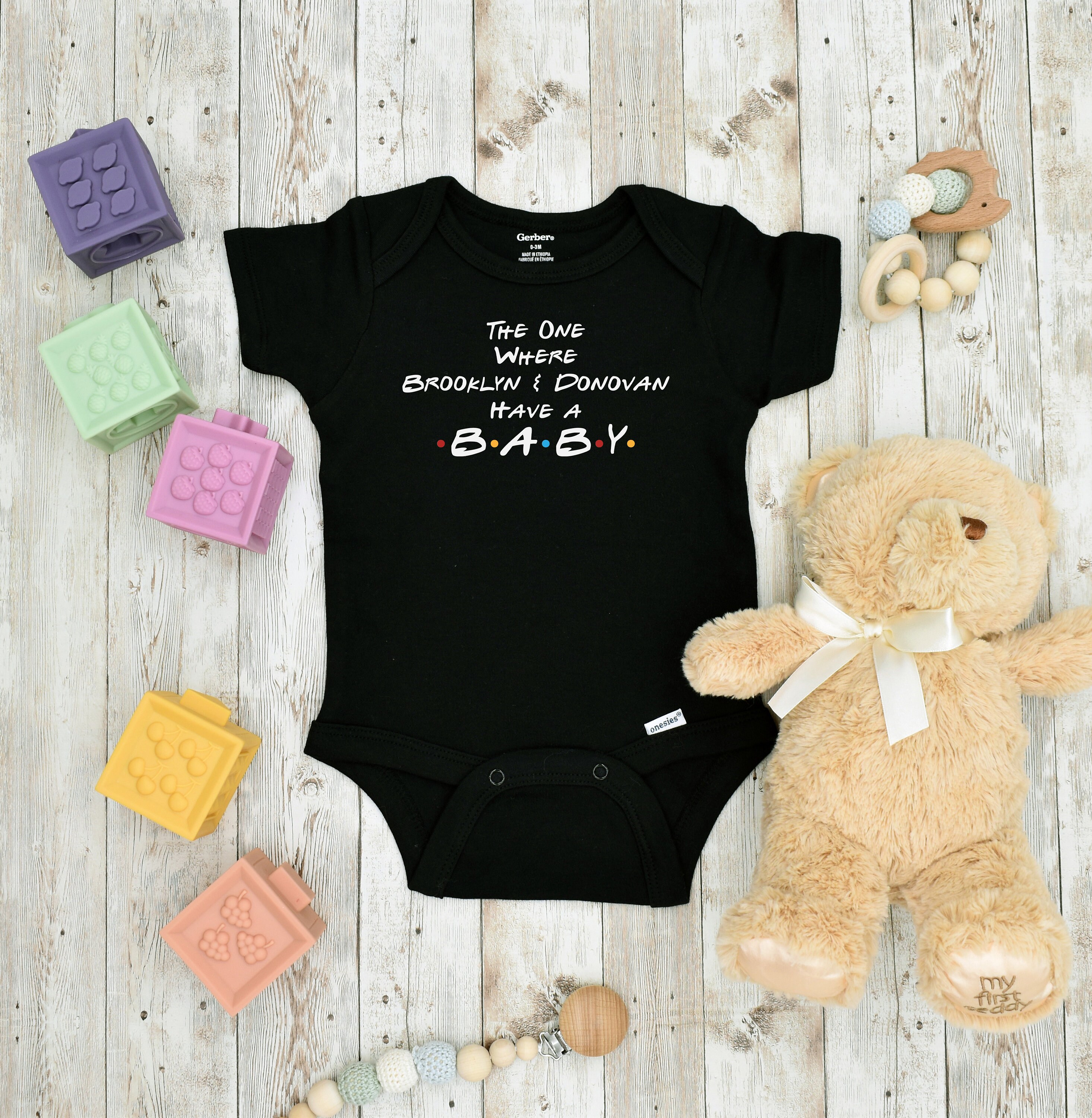Custom 'friends' Baby Bodysuit, Personalized TV Show Onesie® - Etsy