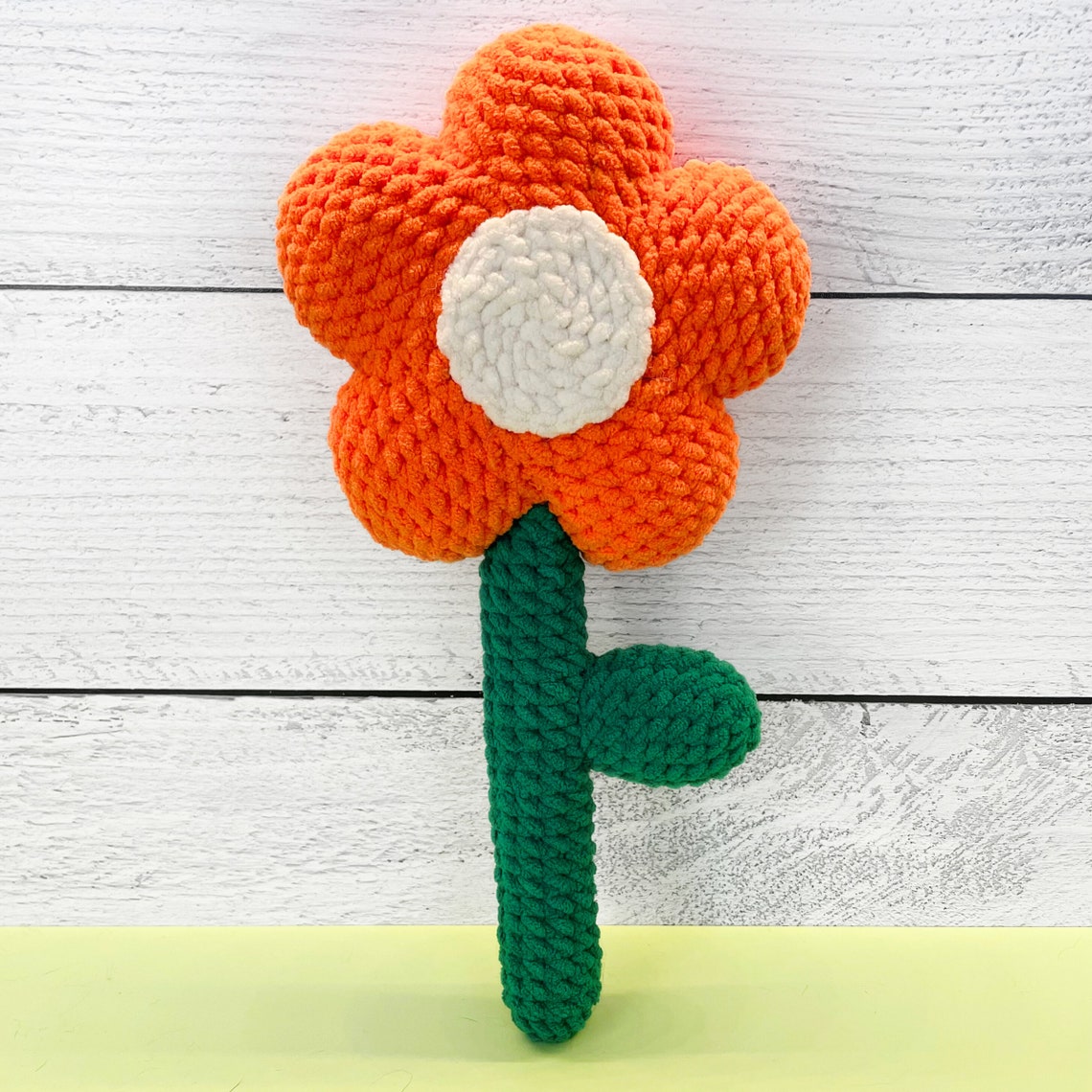 Crochet Fluffy Flower Plushie Pattern: Amigurumi Home Decor (PDF) - Etsy