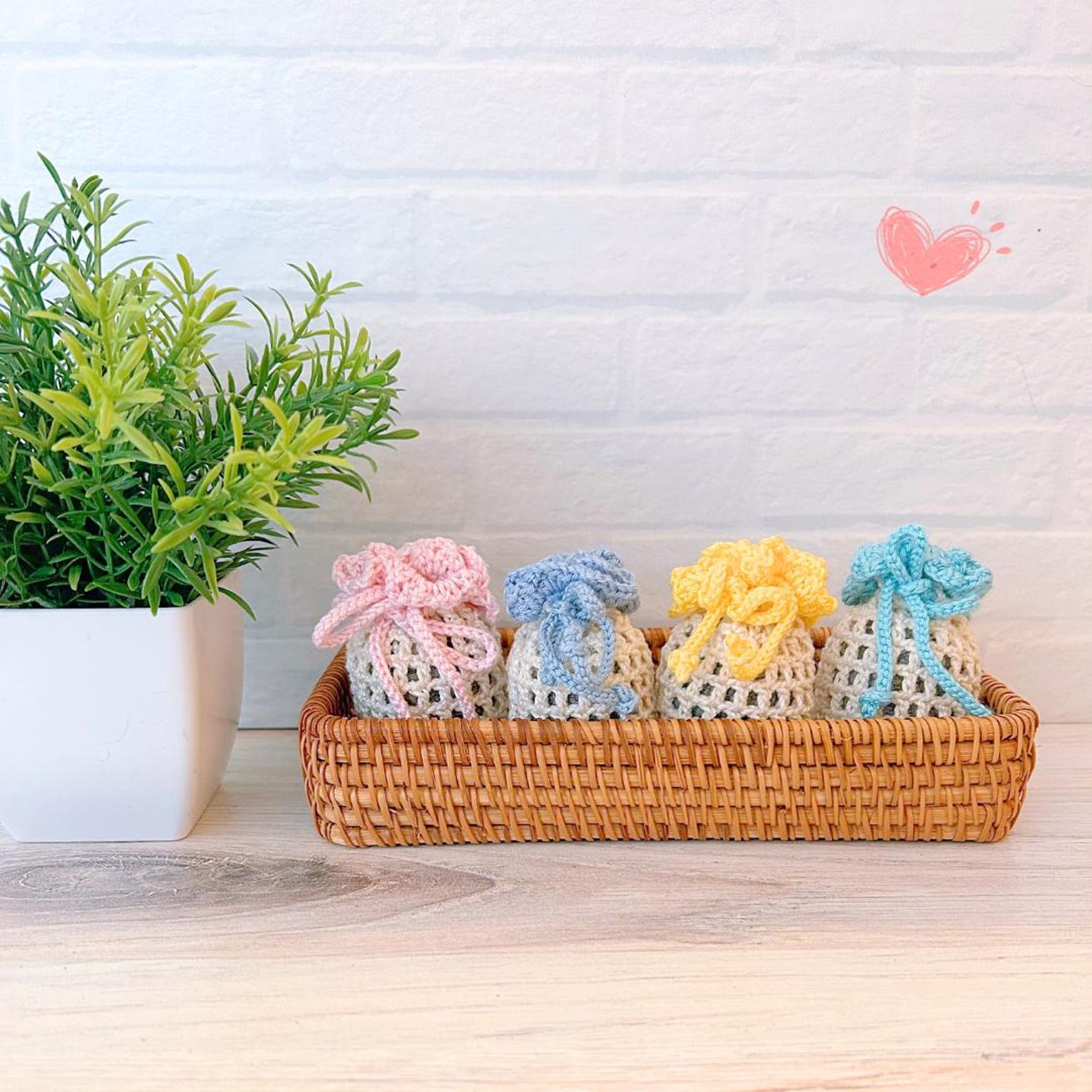 Crochet Lavender Sachet Pattern: Elegant DIY Home Decor (PDF Download ...