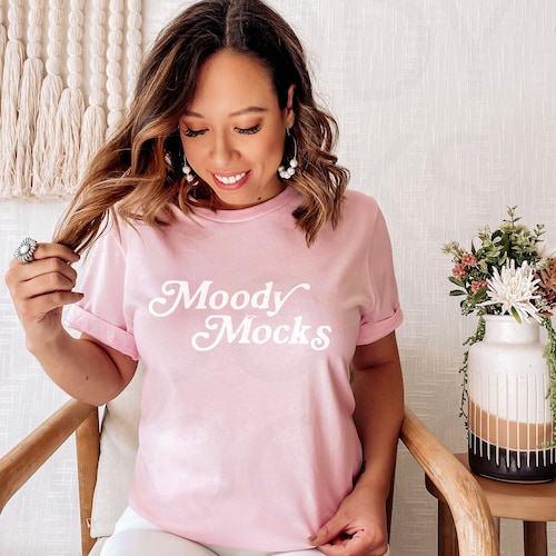 Bella Canvas 3001 Mockup Bella Canvas Soft Pink T Shirt - Etsy