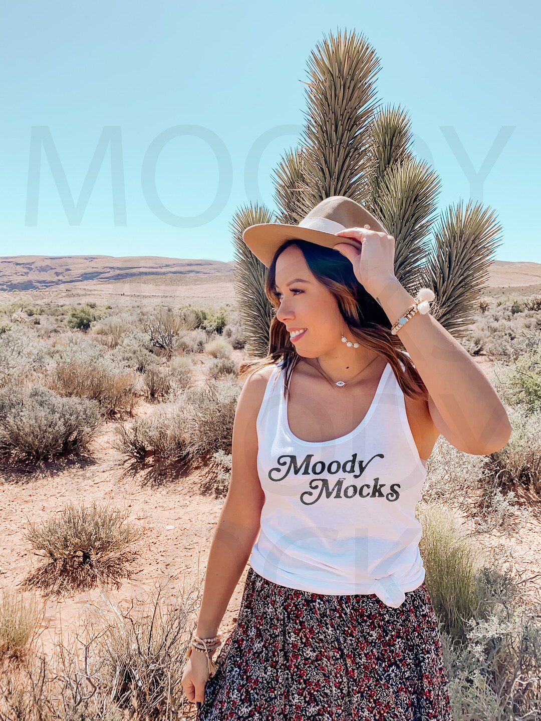 Next Level Mockup | Next Level 1533 Mockup | Next Level White Racerback ...