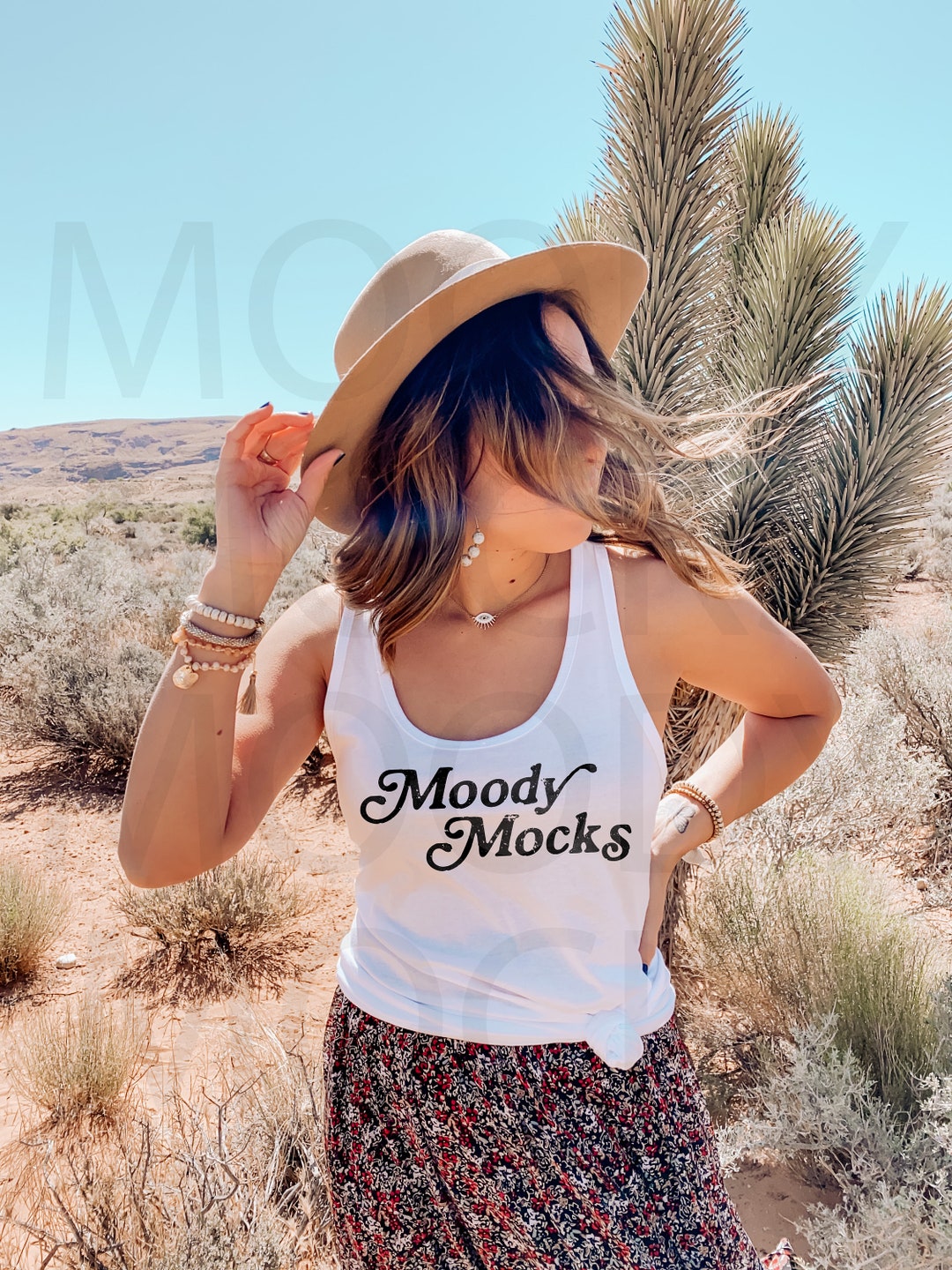 Next Level Mockup | Next Level 1533 Mockup | Next Level White Racerback ...