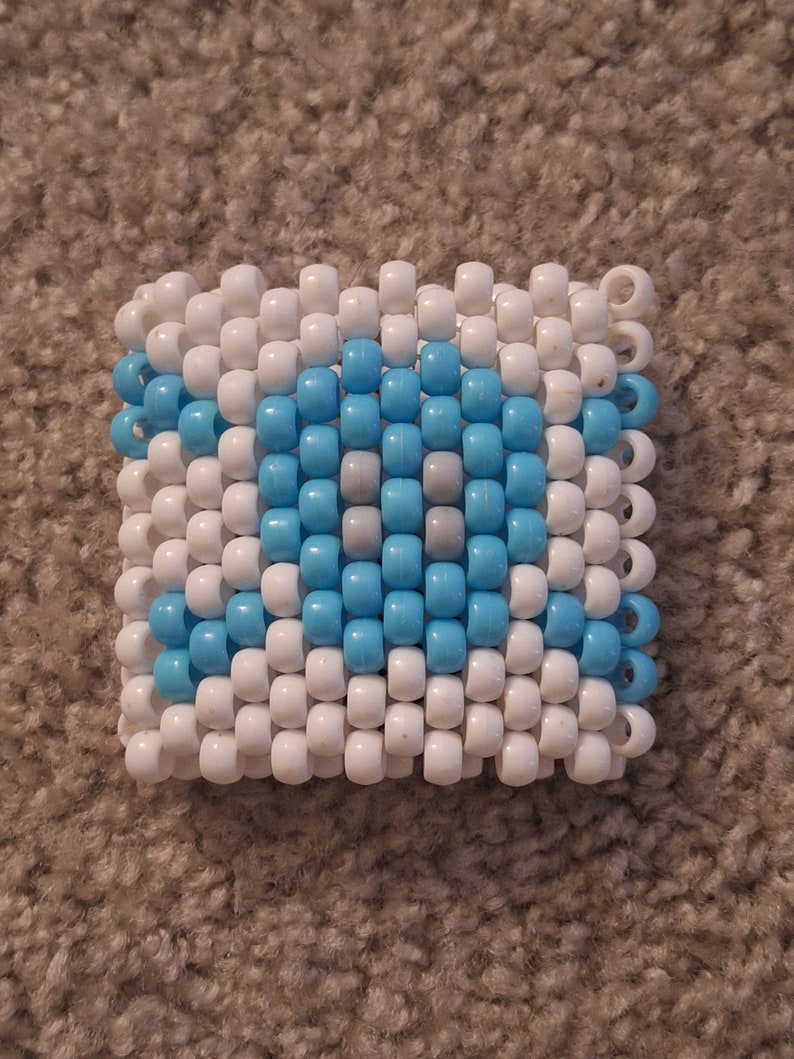 Kandi Cuff/skull and Crossbones/skull Kandi/festival Kandi/patterned ...