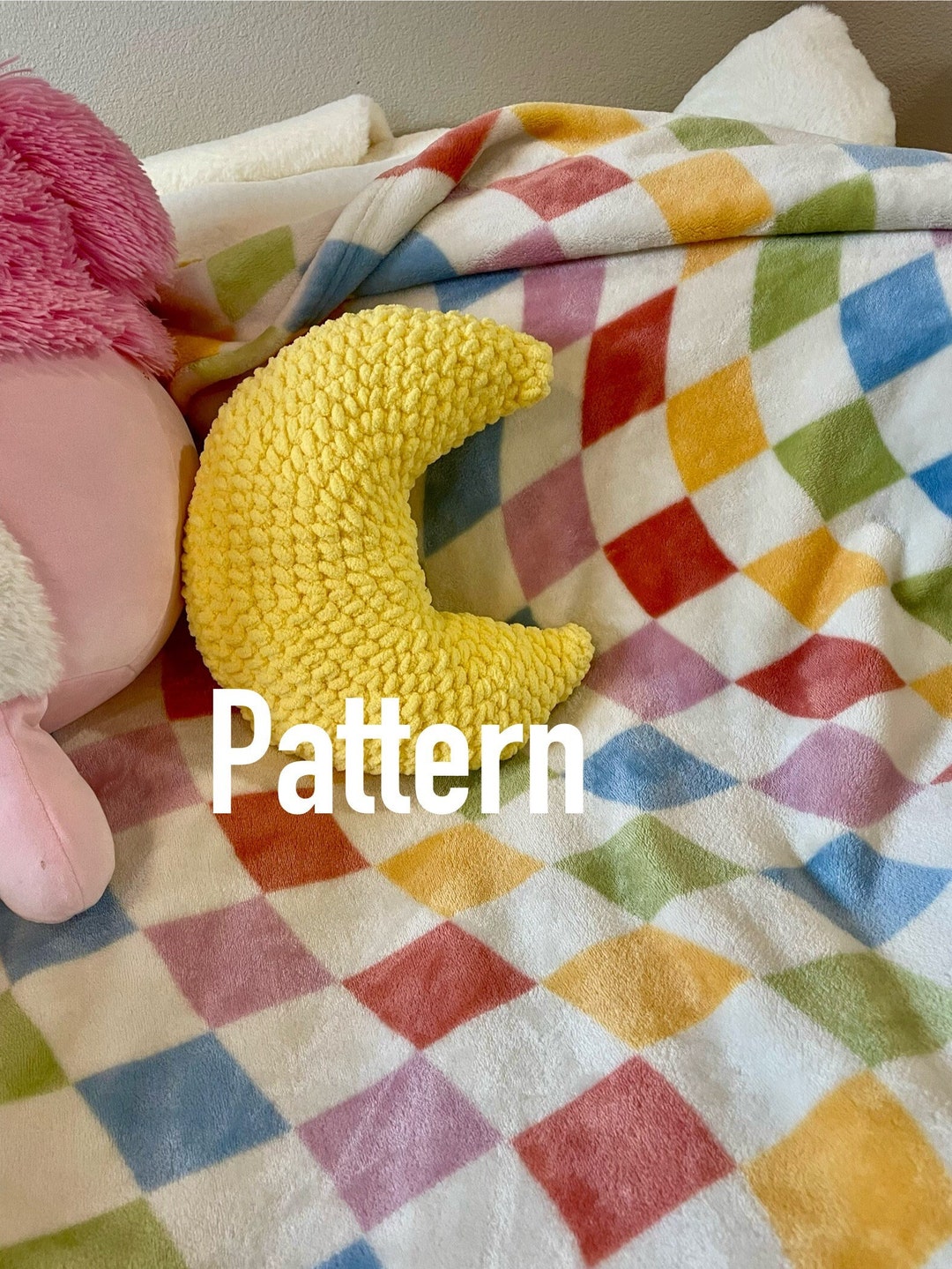 Crescent Moon Pillow PATTERN - Etsy