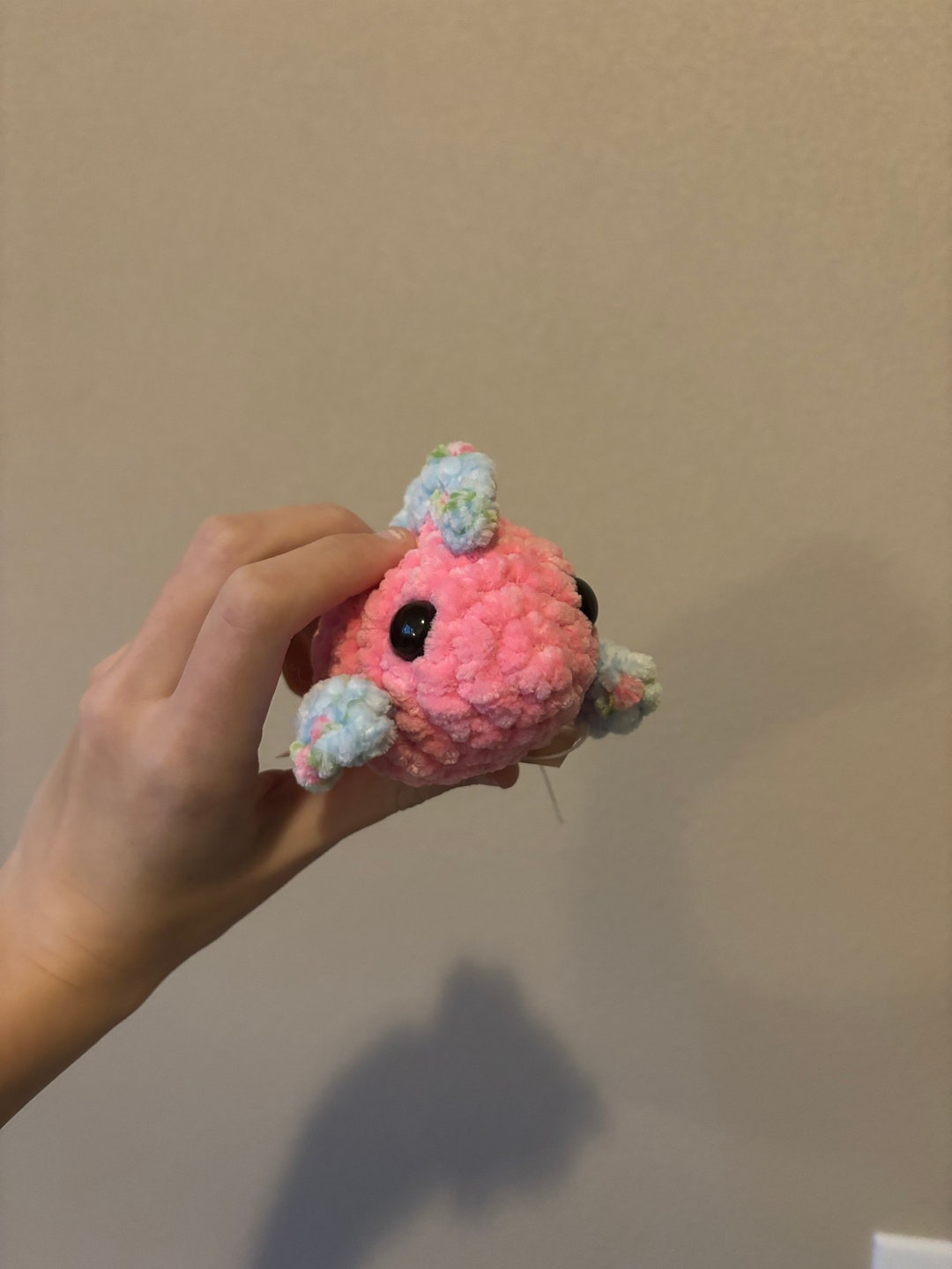 Crochet Pink Fish Plush - Etsy