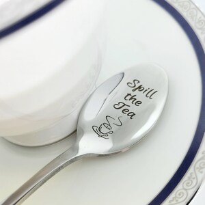 Engraved but First Coffee Spoon, Personalized Stainless Steel Cutlery ...