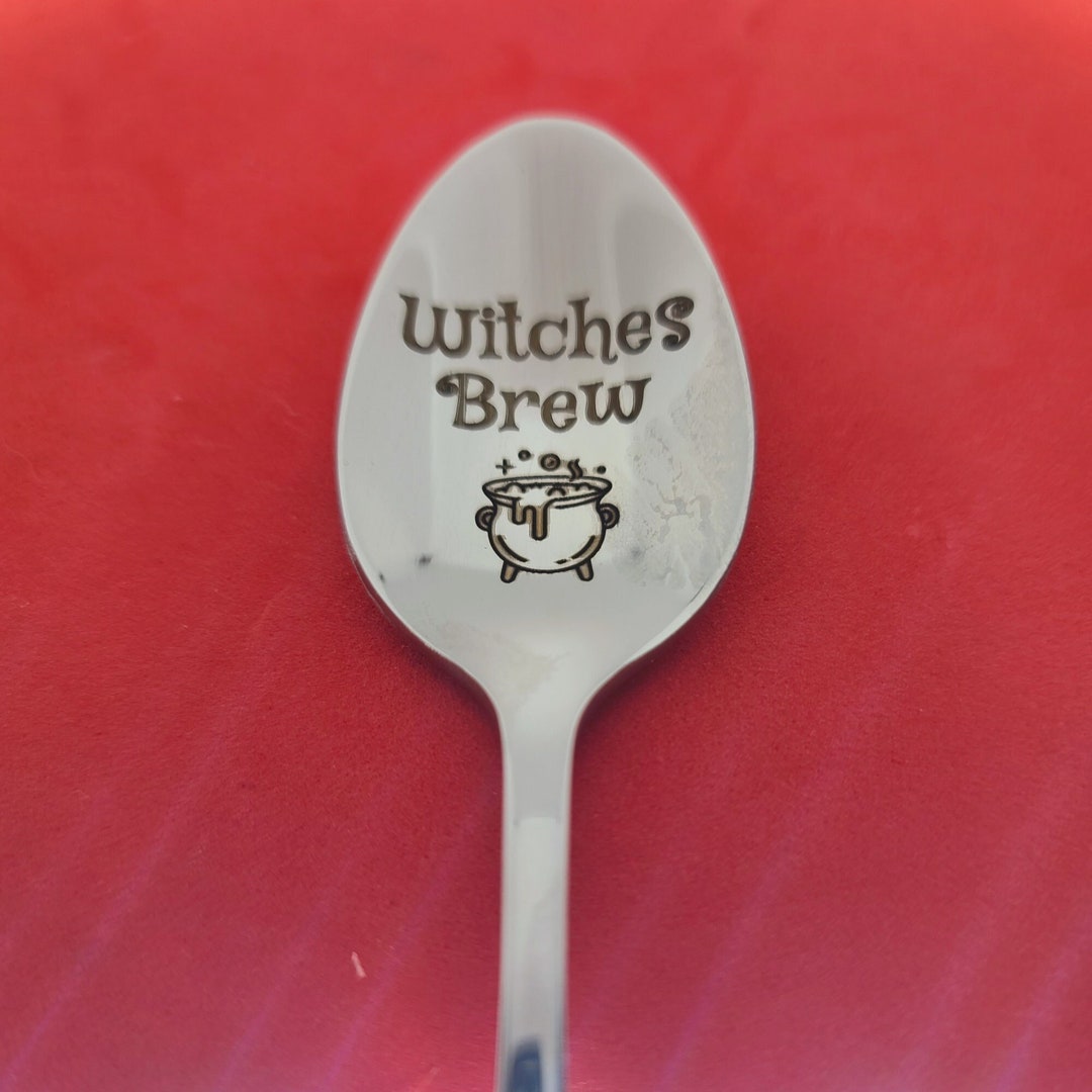 Engraved Witches Brew Coffee Spoon Personalized Tea Spoon - Etsy