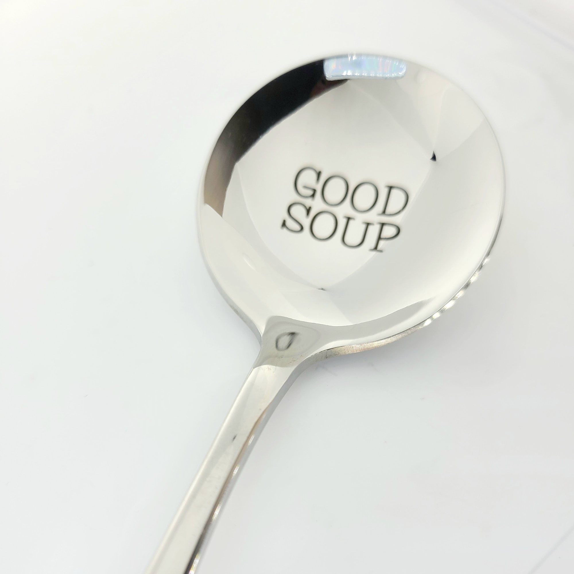 Engraved Good Soup Spoon, Custom Soup Spoon, Personalized Stainless ...