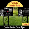 Martin Luther King Jr. Yard Sign, Protest Sign, Resistance, Social ...