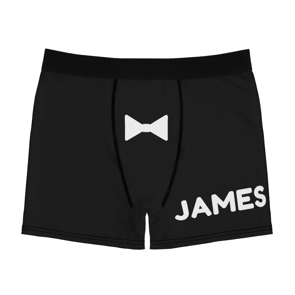 Men's Custom Wedding Boxer Briefs for the Groom Wedding - Etsy