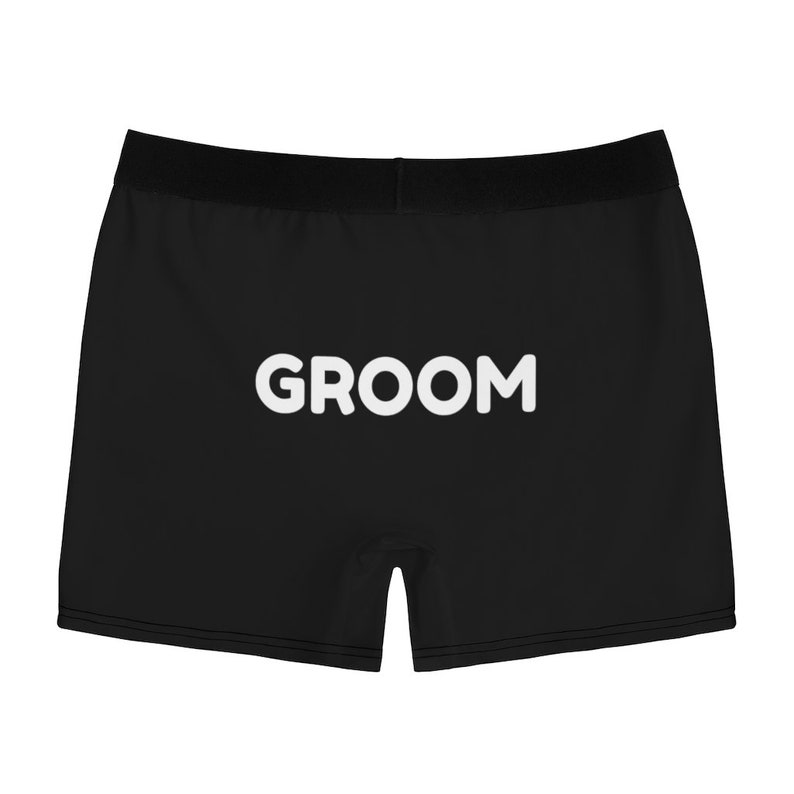Men's Custom Wedding Boxer Briefs for the Groom, Wedding Gift for Bride ...