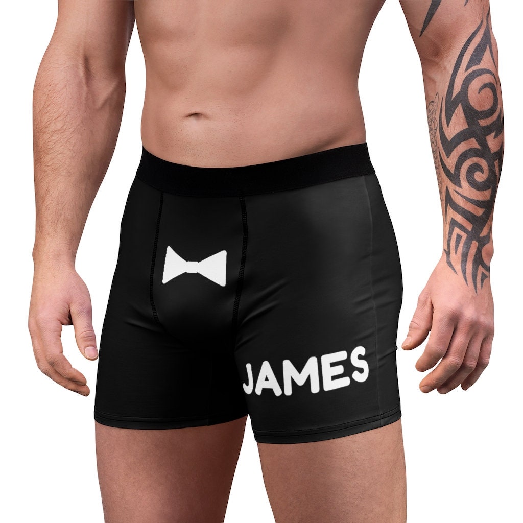 Men's Custom Wedding Boxer Briefs for the Groom Wedding - Etsy