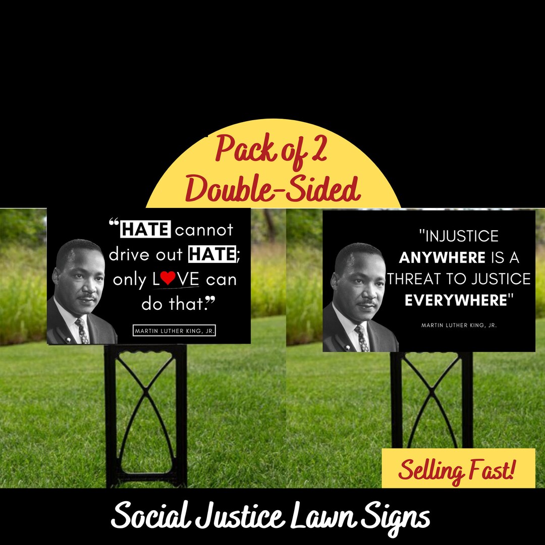 Social Justice Yard Sign, Protest Sign, Resistance, Social Justice ...