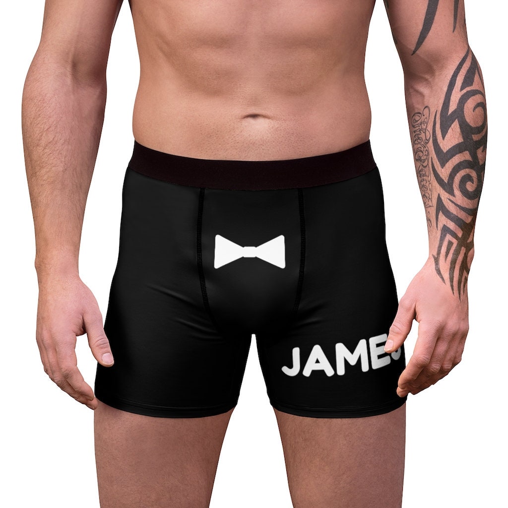 Men's Custom Wedding Boxer Briefs for the Groom Wedding - Etsy