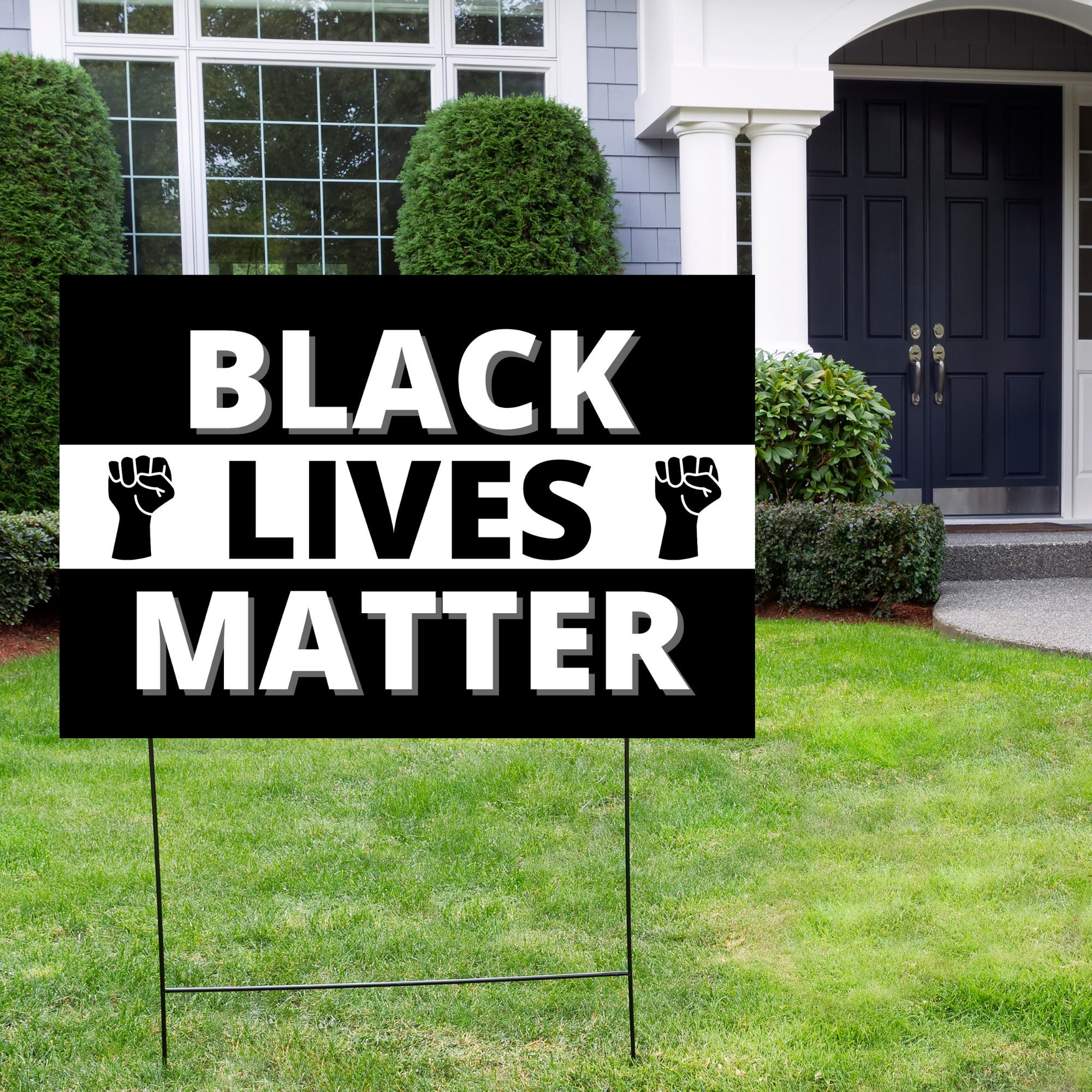 Black Lives Matter Yard Signs BLM Lawn Signs Justice Signs | Etsy