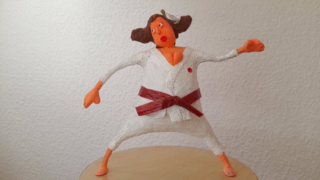 Karate, Judo, Jiu-jitsu Figure, Martial Arts Athlete Figure - Etsy