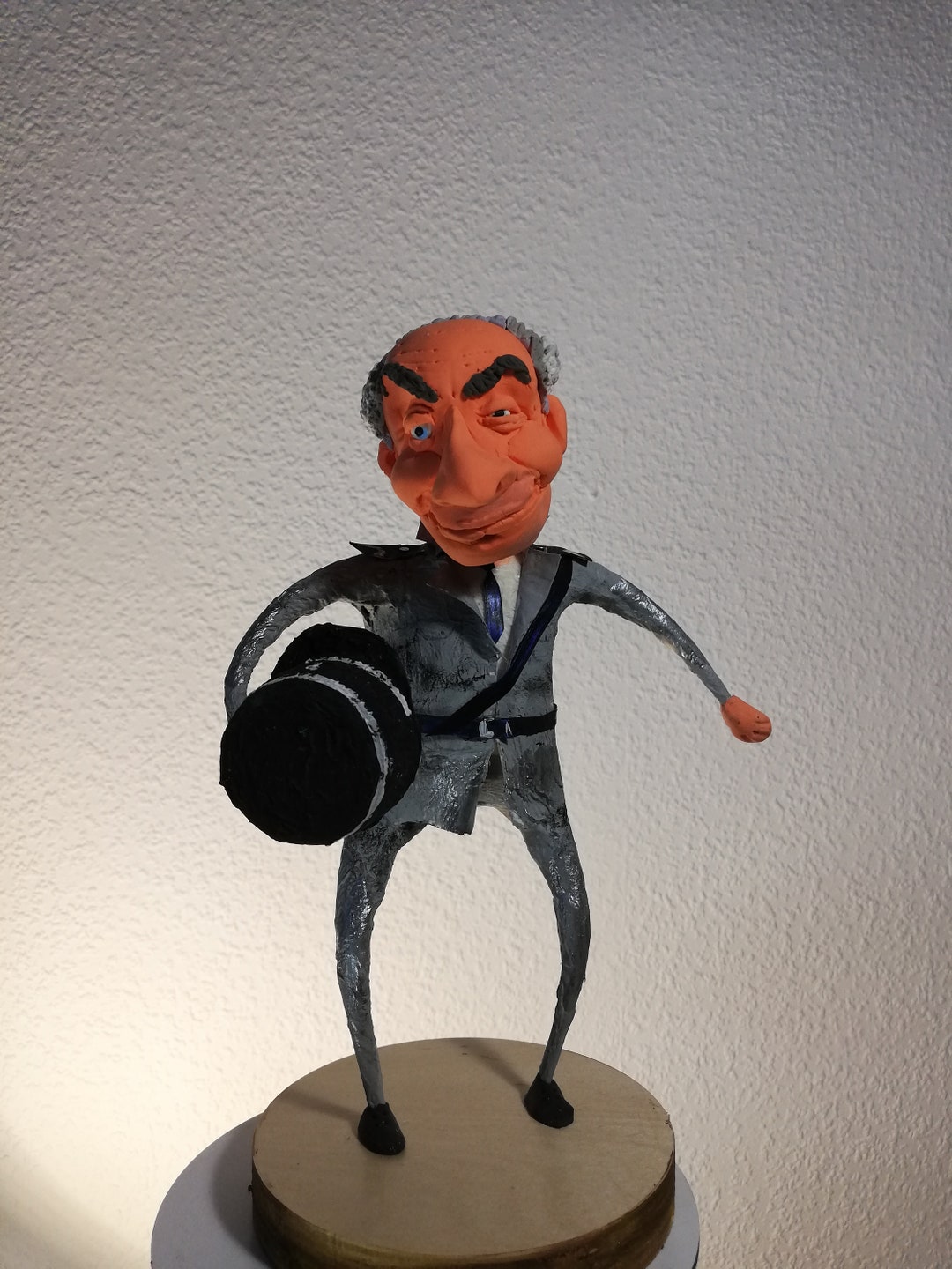 Paper Mache Caricature Figure of Louis De Funes - Etsy