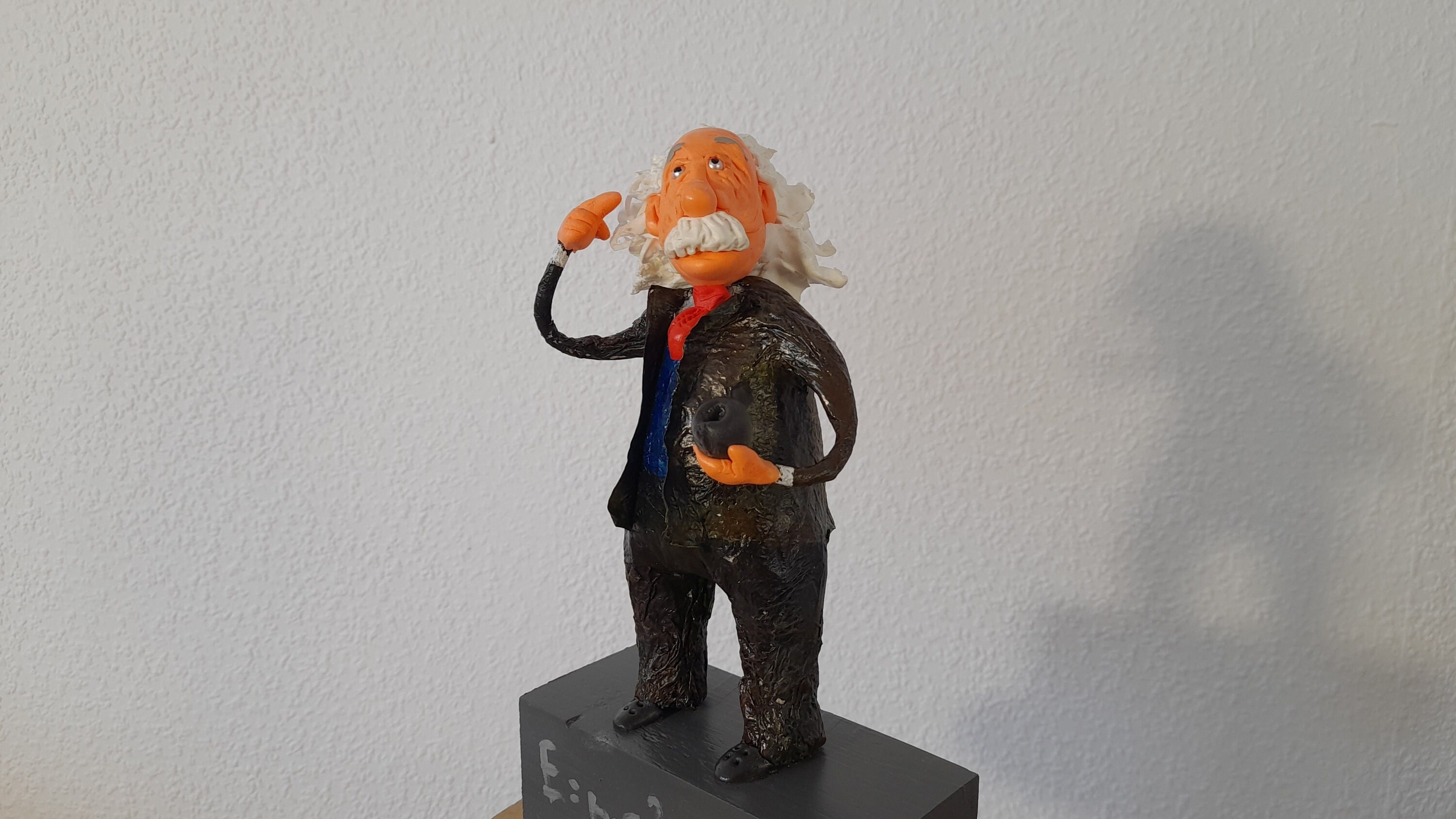 Albert Einstein Smoking Pipe Colorful Smoke
