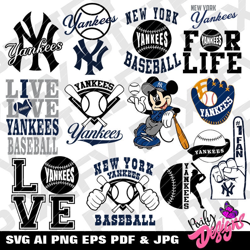 New York Yankees svg NY Yankees SVG files for Cricut | Etsy