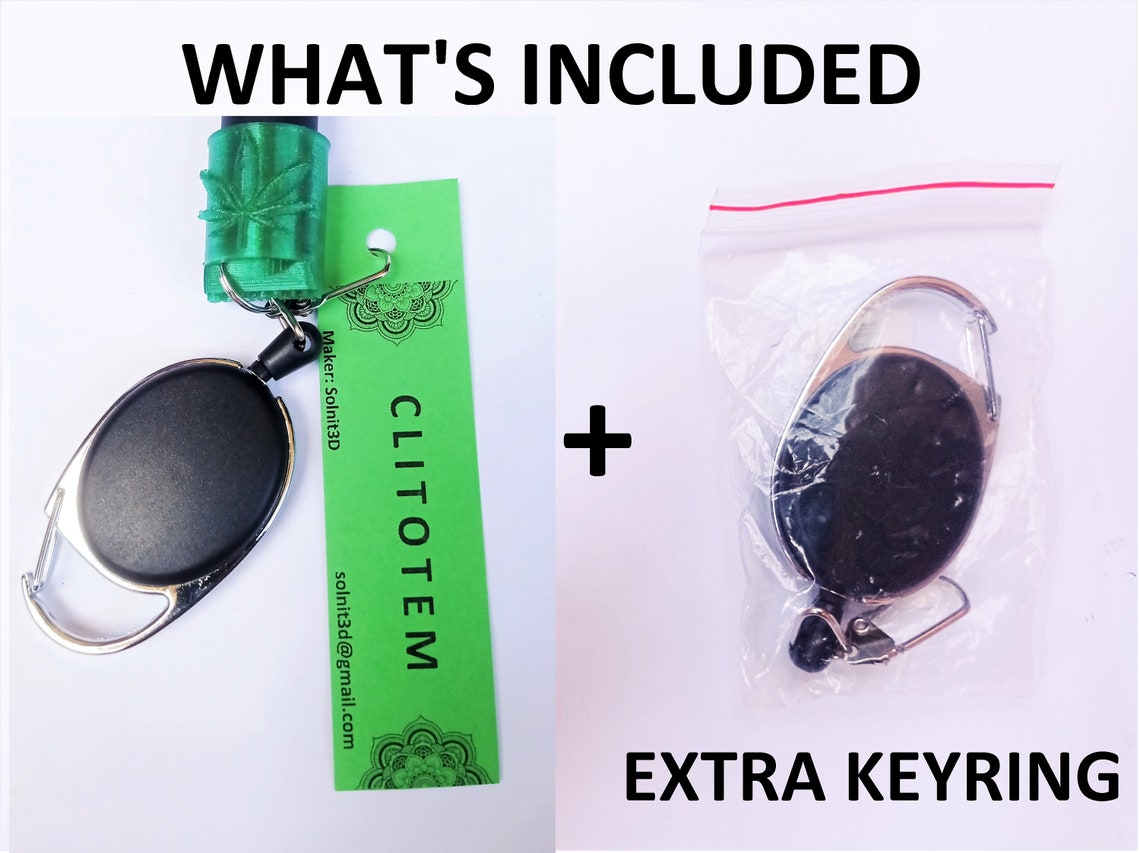 Weed Marijuana Leaf Clipper Lighter Leash. 3D Printed Clitotem - Etsy