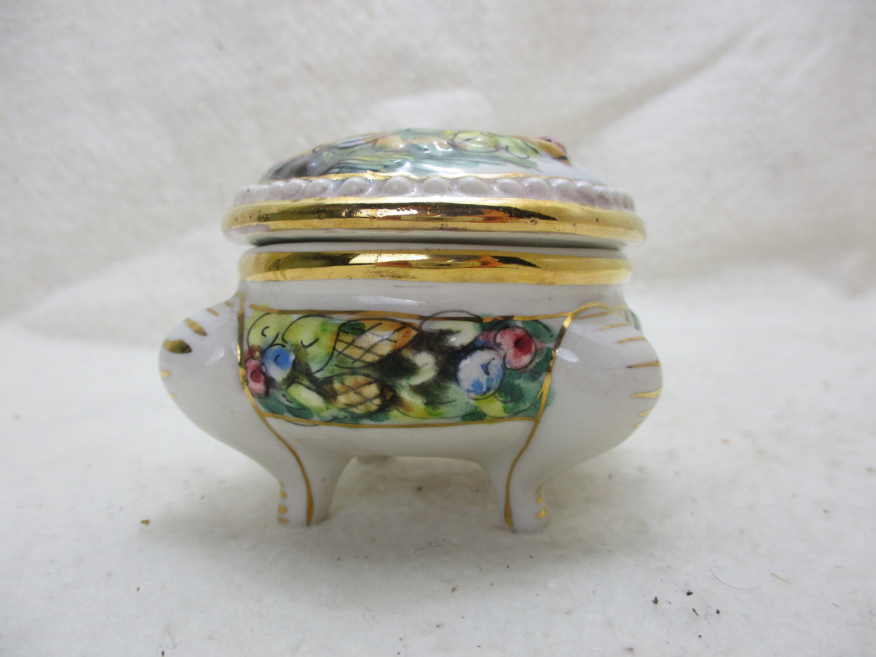 Capodimonte Cherub Porcelain Box Snuff Box Pill Box Jewelry - Etsy