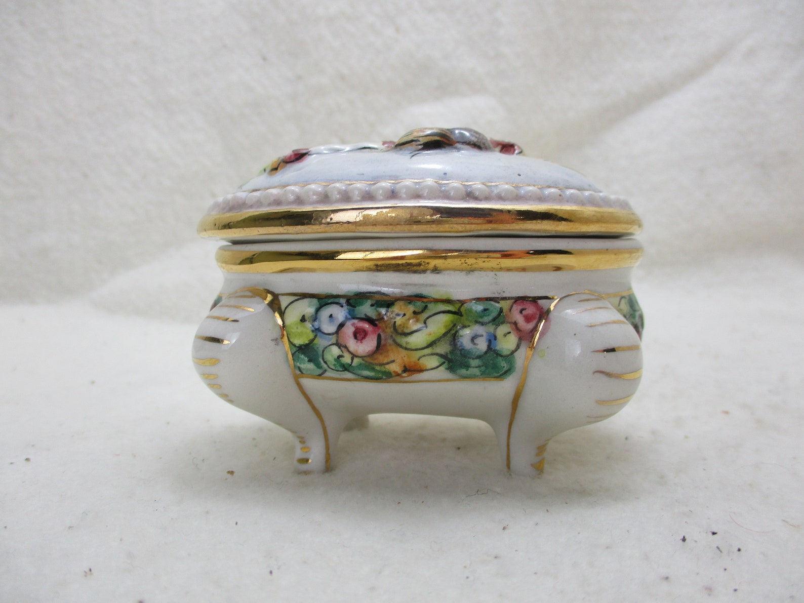 Capodimonte Cherub Porcelain Box Snuff Box Pill Box Jewelry - Etsy